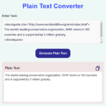 Plain Text Converter