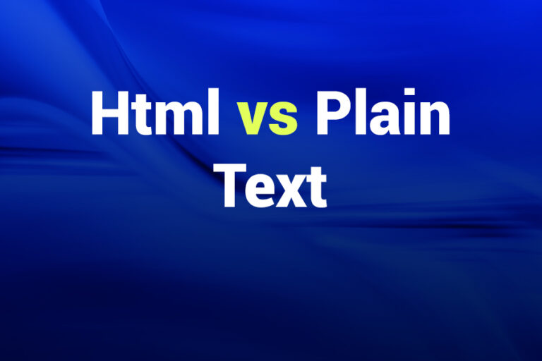 HTML vs Plain Text: Best Format for Email Communication - Plain Text ...