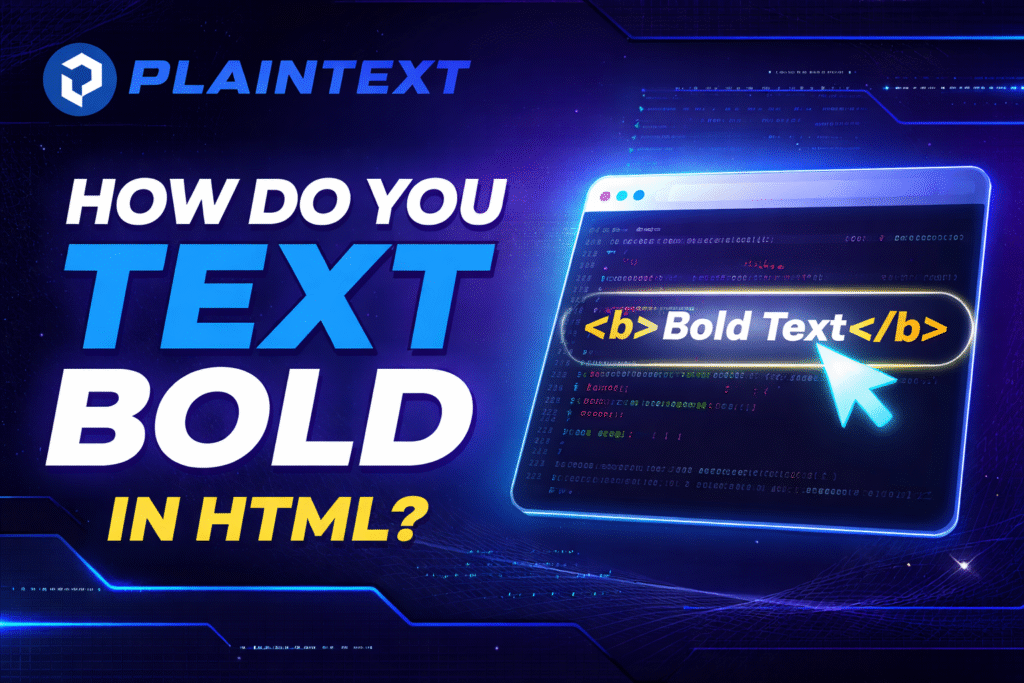 How Do You Make Text Bold in HTML the Right Way - Plain Text Converter