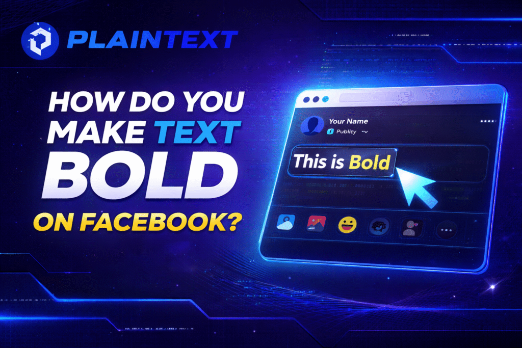 How Do You Make Text Bold on Facebook Easily - Plain Text Converter