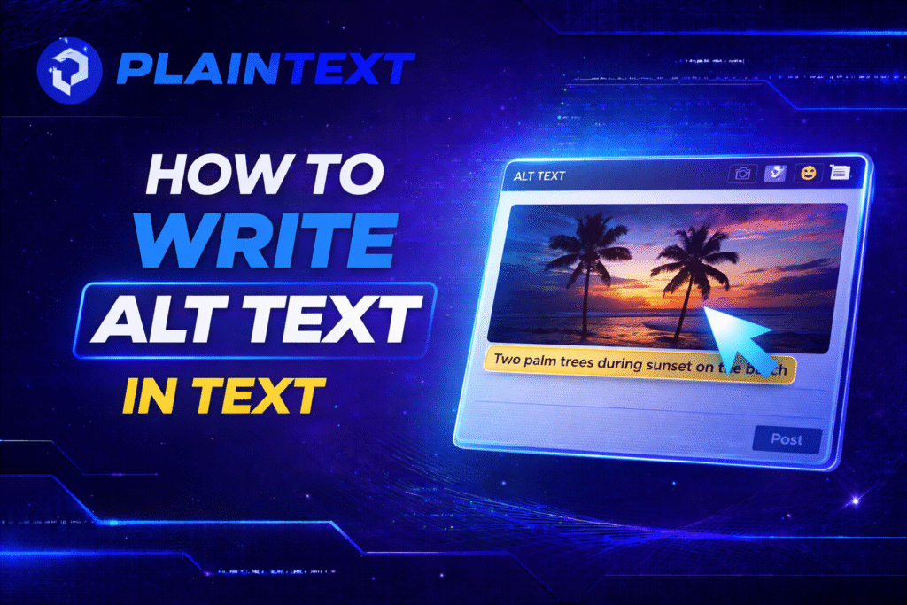 How to Write Alt Text: A Complete Guide - Plain Text Converter
